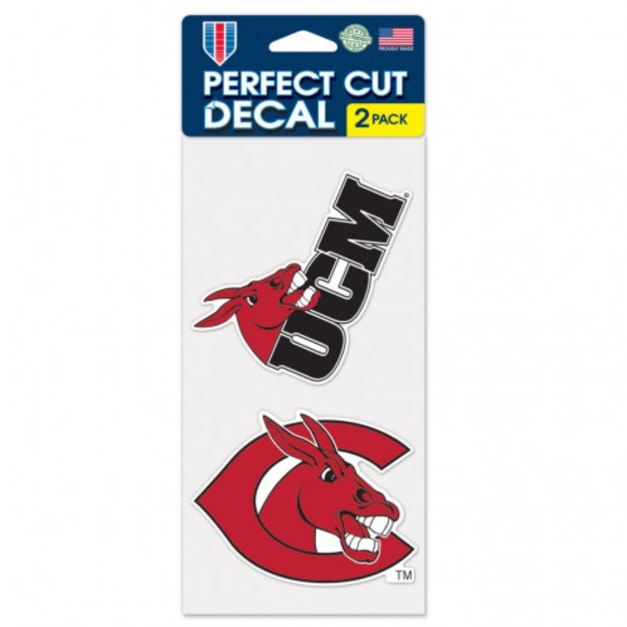 University Of Central Missouri Mules - Set of Two 4x4 Die Cut Decals at ...