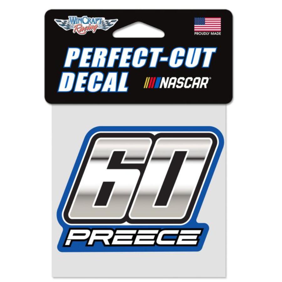 Ryan Preece #60 - 4x4 Die Cut Decal at Sticker Shoppe