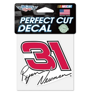 Ryan Newman #31 - 4x4 Die Cut Decal at Sticker Shoppe