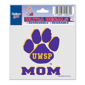 University Of Wisconsin-Stevens Point Pointers Mom - 3x4 Ultra Decal at ...