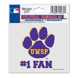 University Of Wisconsin-Stevens Point Pointers #1 Fan - 3x4 Ultra Decal ...