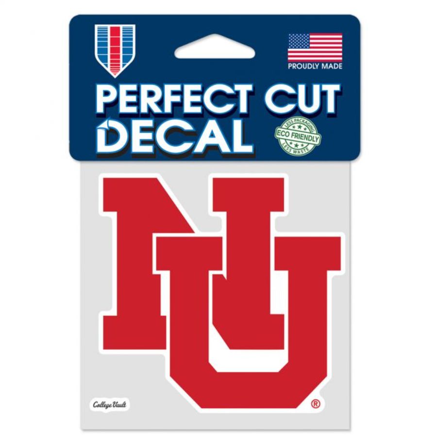 University Of Nebraska Retro Logo - 4x4 Die Cut Decal at Sticker Shoppe