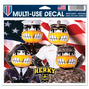 University Of Iowa Hawkeyes Herky - 5x6 Ultra Decal at Sticker Shoppe