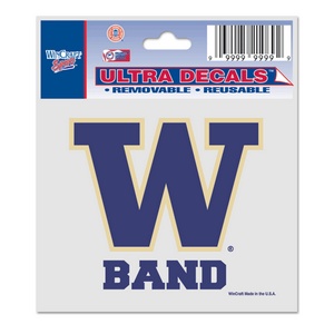 University Of Washington Huskies Band - 3x4 Ultra Decal at Sticker Shoppe