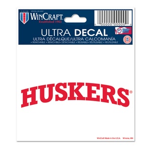 University Of Nebraska Cornhuskers Huskers - 3x4 Ultra Decal at Sticker ...