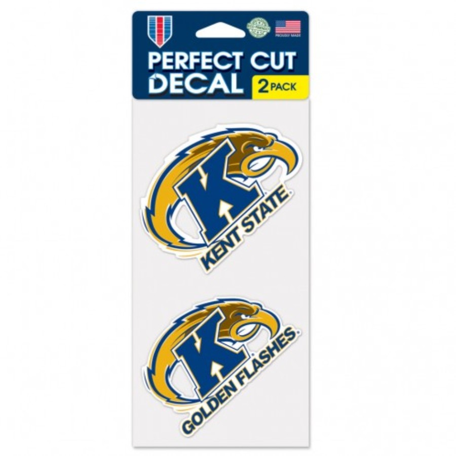 Kent State University Golden Flashes - Set of Two 4x4 Die Cut Decals at ...