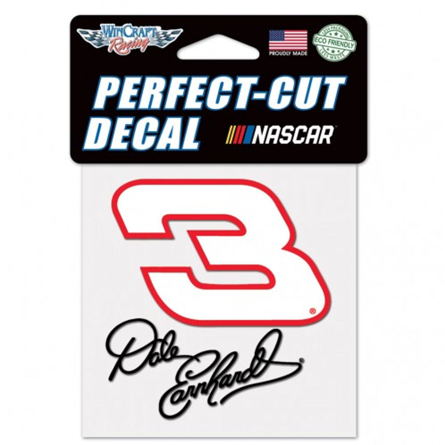 Dale Earnhardt #3 - 4x4 Die Cut Decal at Sticker Shoppe