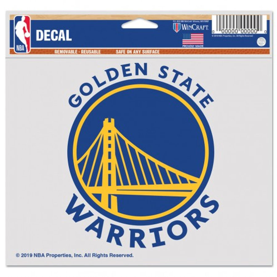 Golden State Warriors - 5x6 Ultra Decal at Sticker Shoppe