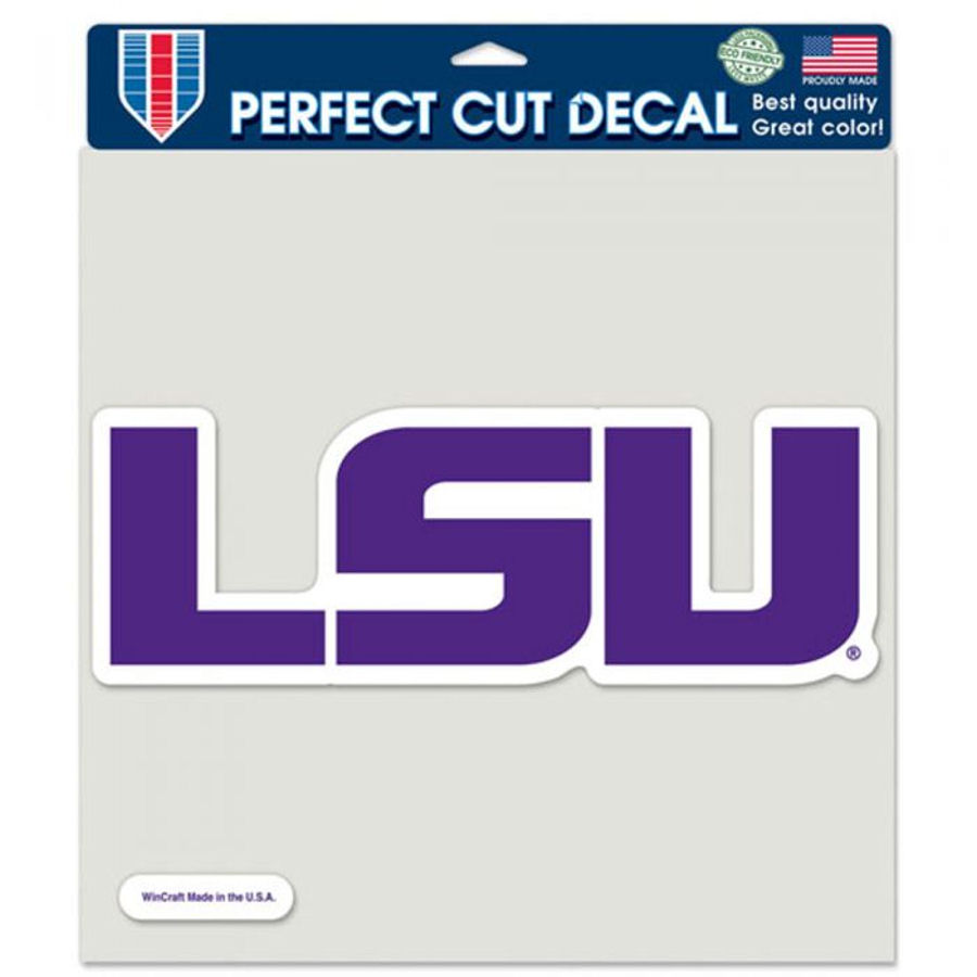 Louisiana State University LSU Tigers - 8x8 Full Color Die Cut Decal at ...