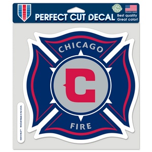 Chicago Fire - 8x8 Full Color Die Cut Decal at Sticker Shoppe