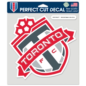 Toronto FC - 8x8 Full Color Die Cut Decal at Sticker Shoppe
