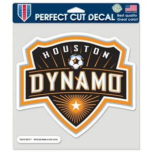Houston Dynamo - 8x8 Full Color Die Cut Decal at Sticker Shoppe