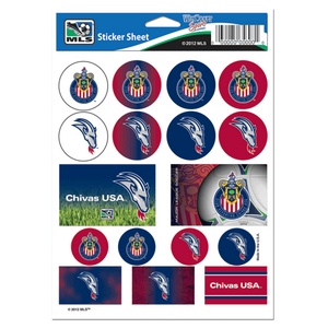 Chivas USA - 5x7 Sticker Sheet at Sticker Shoppe