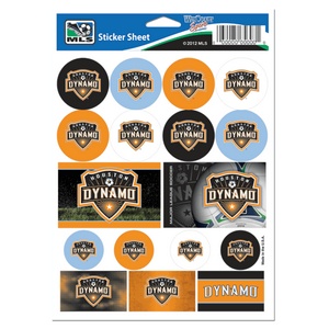 Houston Dynamo - 5x7 Sticker Sheet at Sticker Shoppe