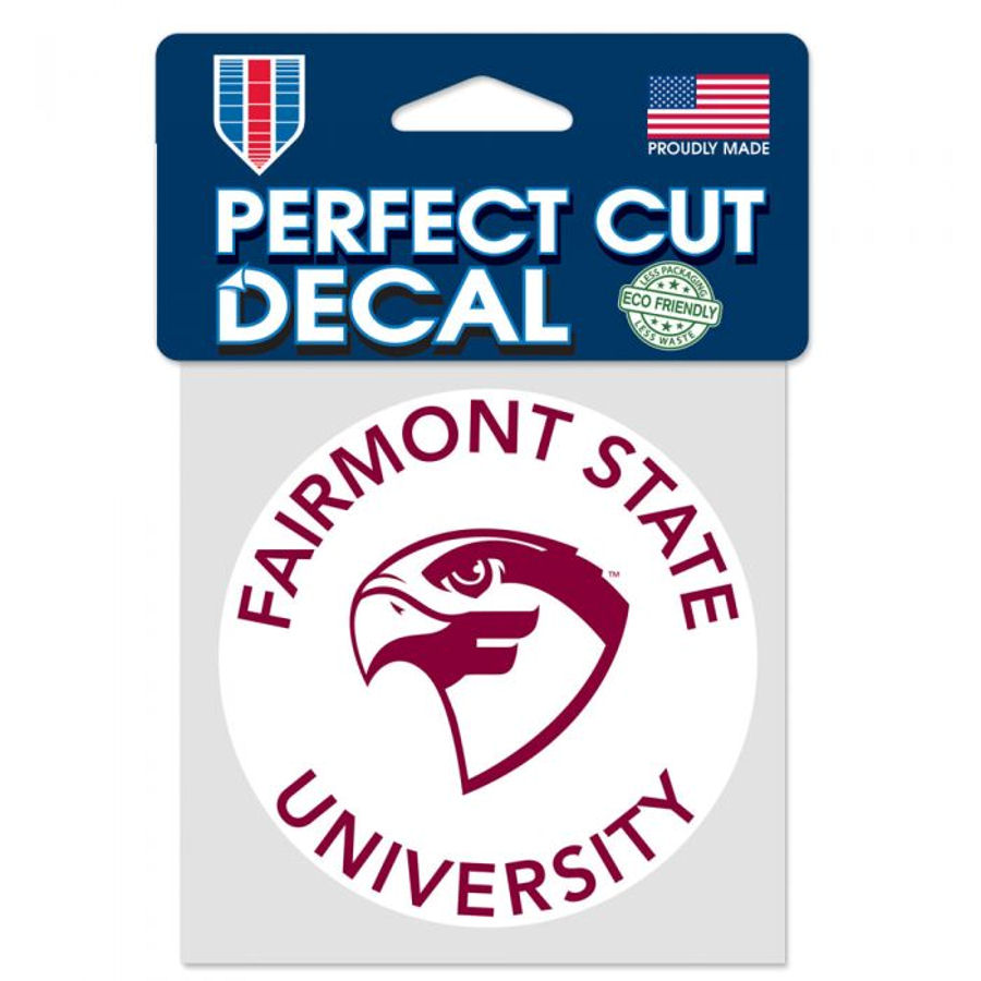 Fairmont State University Fighting Falcons - 4x4 Die Cut Decal at ...