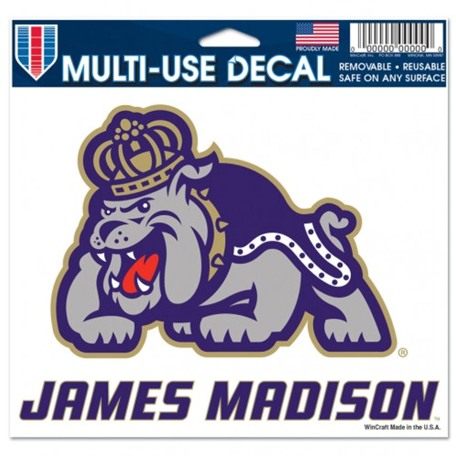 James Madison University Dukes - 5x6 Ultra Decal at Sticker Shoppe