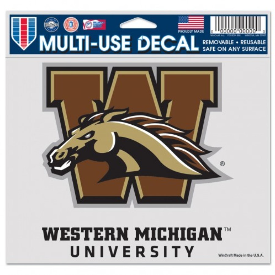 Western Michigan University Broncos - 5x6 Ultra Decal at Sticker Shoppe