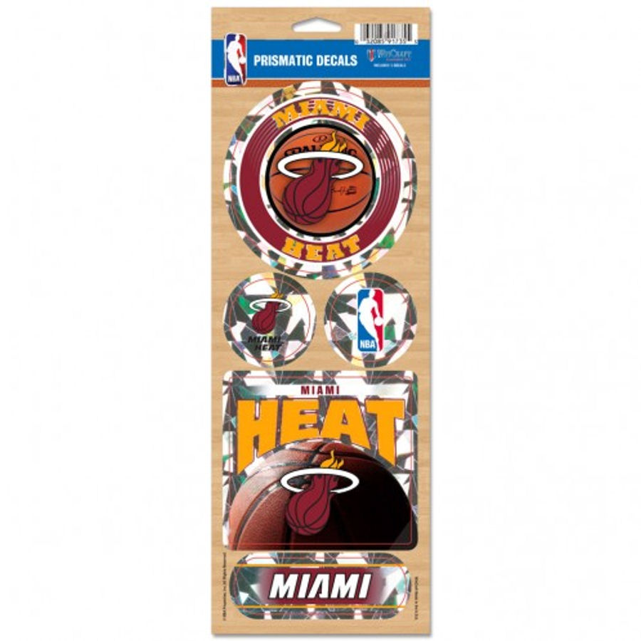 Miami Heat - Prismatic Decal Set at Sticker Shoppe