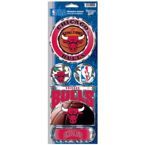 Chicago Bulls - Prismatic Decal Set at Sticker Shoppe