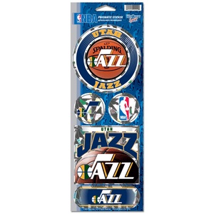 Utah Jazz - Prismatic Decal Set at Sticker Shoppe