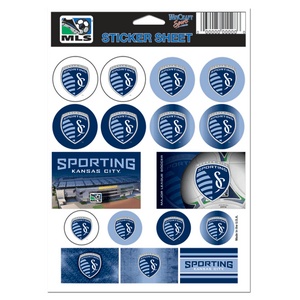 Sporting Kansas City - 5x7 Sticker Sheet at Sticker Shoppe