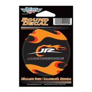 JR Motorsports - 3x3 Round Vinyl Sticker at Sticker Shoppe