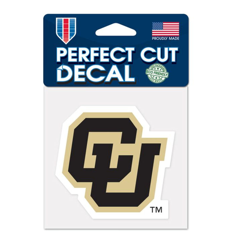 University Of Colorado Buffaloes - 4x4 Die Cut Decal at Sticker Shoppe