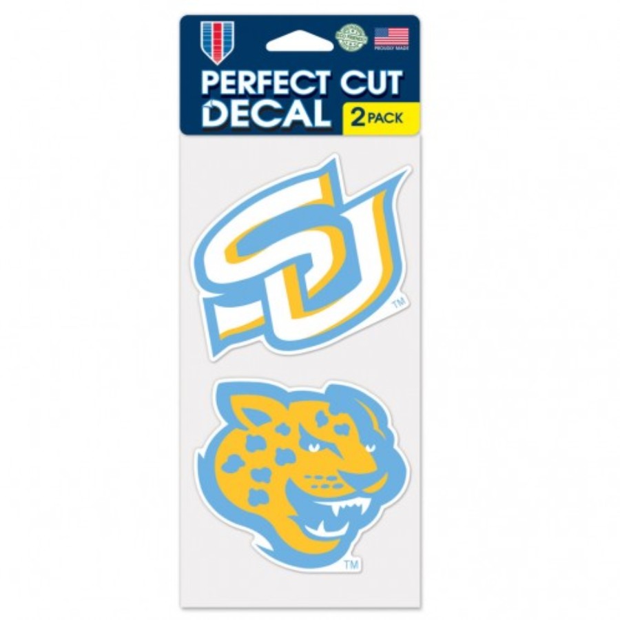 Southern University Jaguars - Set of Two 4x4 Die Cut Decals at Sticker ...