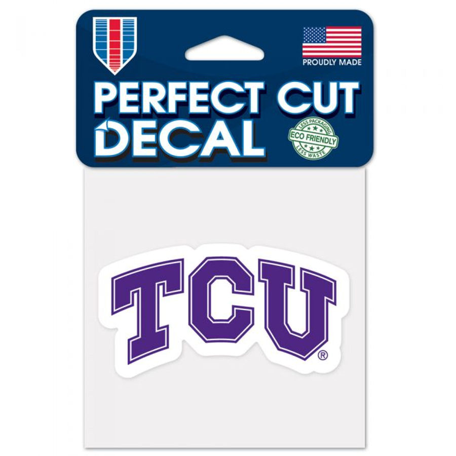 Texas Christian University Horned Frogs Script Logo - 4x4 Die Cut Decal ...