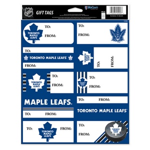 Toronto Maple Leafs - Sheet of 10 Gift Tag Labels at Sticker Shoppe
