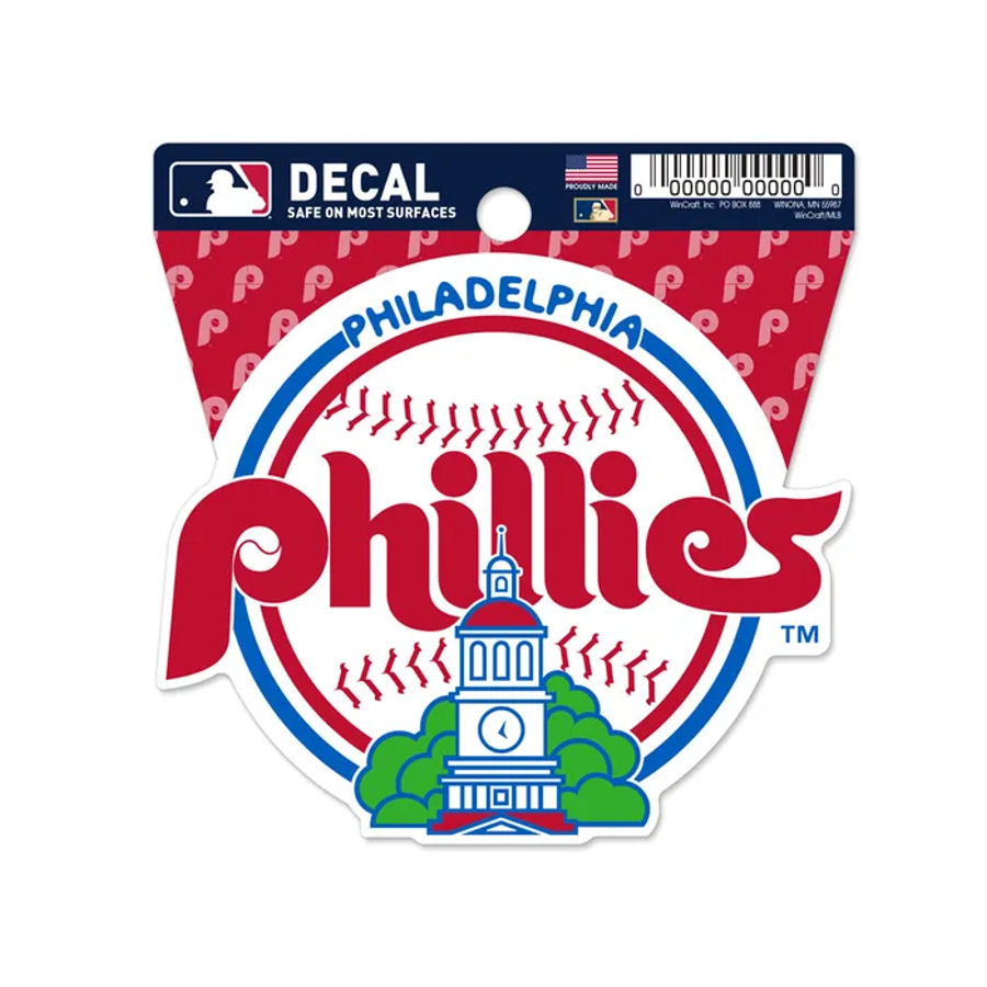 Philadelphia Phillies Retro Logo - Clean Cut Vinyl Sticker at Sticker ...