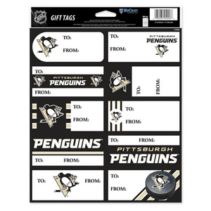 Pittsburgh Penguins - Sheet of 10 Gift Tag Labels at Sticker Shoppe