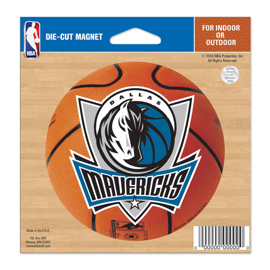 Dallas Mavericks #1 Fan - 3x4 Ultra Decal at Sticker Shoppe