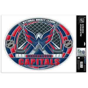 Washington Capitals - Stained Glass 11x17 Ultra Decal at Sticker Shoppe