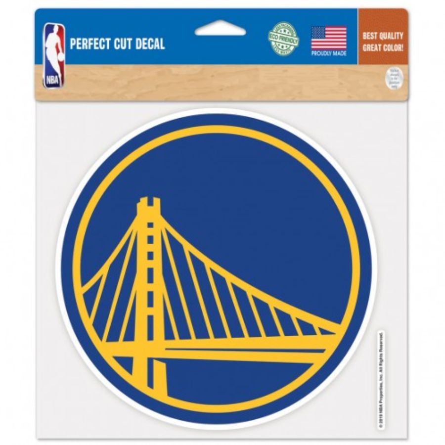 Golden State Warriors - 8x8 Full Color Die Cut Decal at Sticker Shoppe