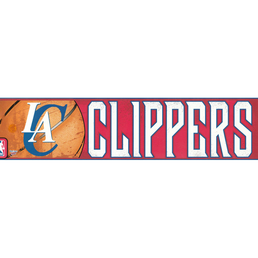 Los Angeles Clippers - 3x12 Bumper Sticker Strip at Sticker Shoppe