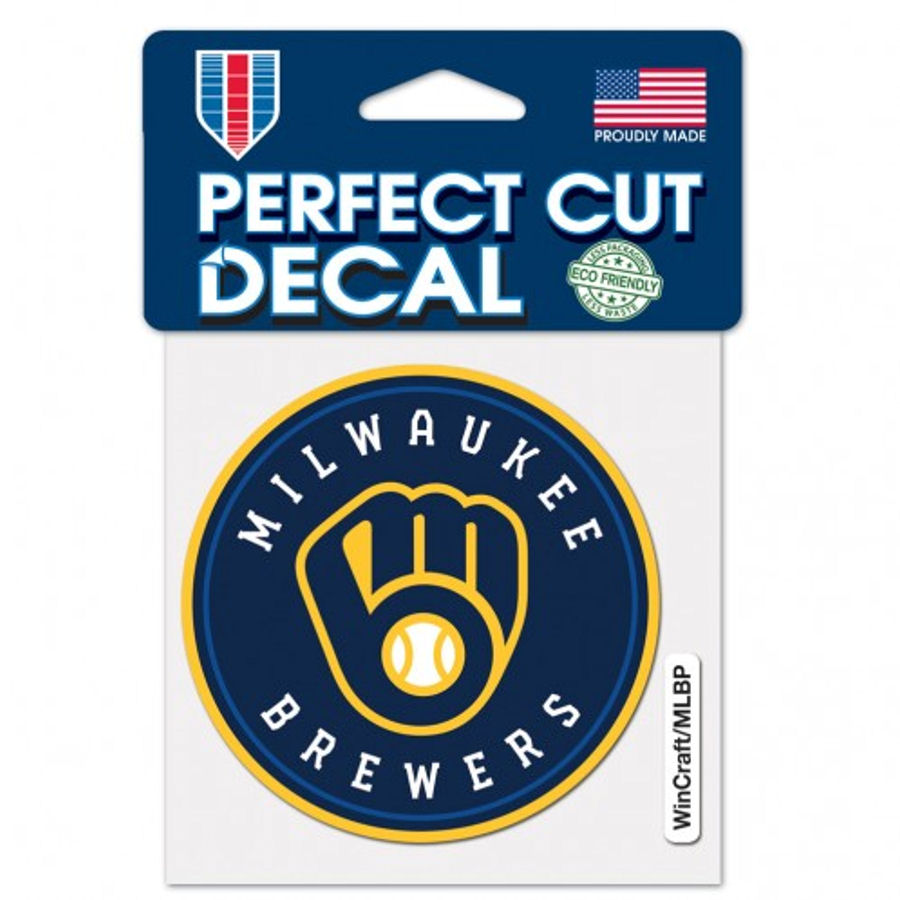 Milwaukee Brewers 2020 Round Logo - 4x4 Die Cut Decal at Sticker Shoppe