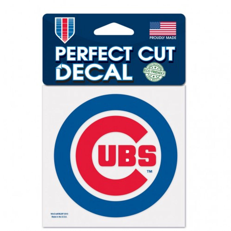Chicago Cubs - 4x4 Die Cut Decal at Sticker Shoppe