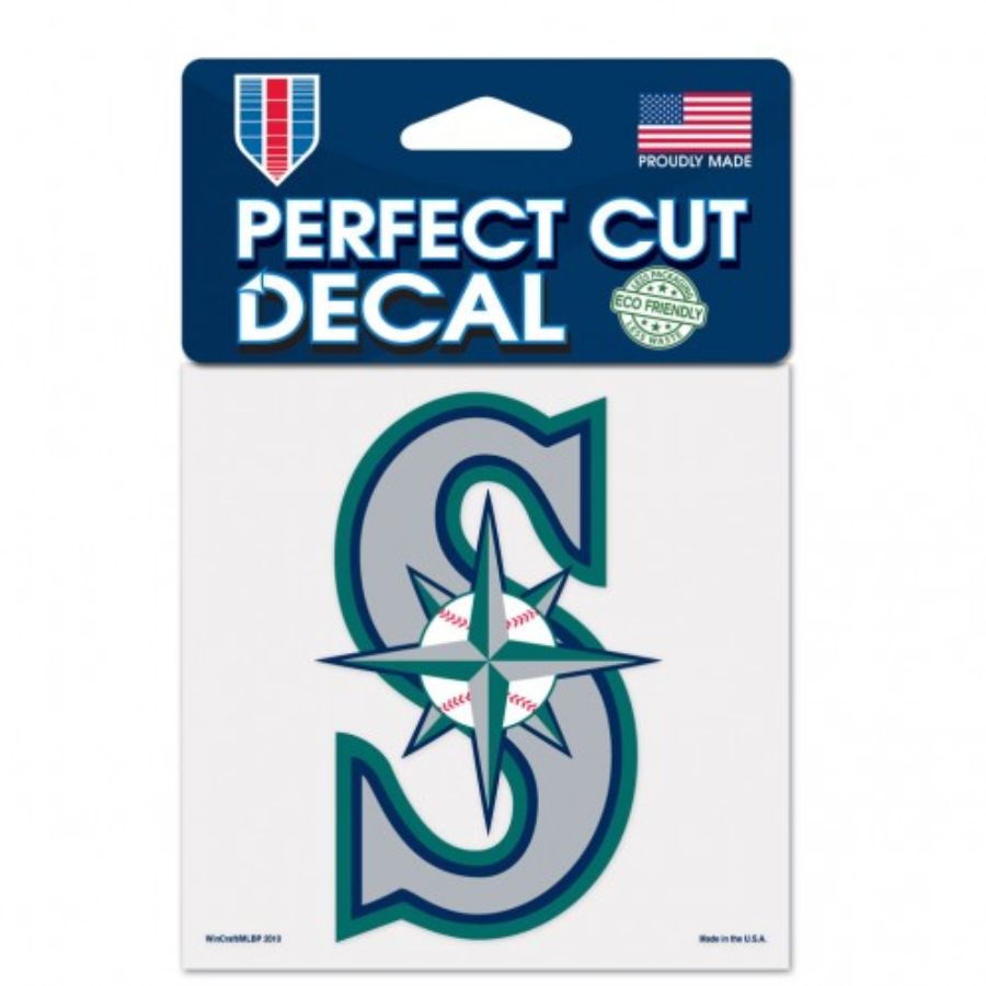 Seattle Mariners - 4x4 Die Cut Decal at Sticker Shoppe