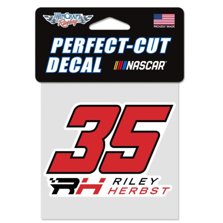 Riley Herbst #35 - 4x4 Die Cut Decal at Sticker Shoppe