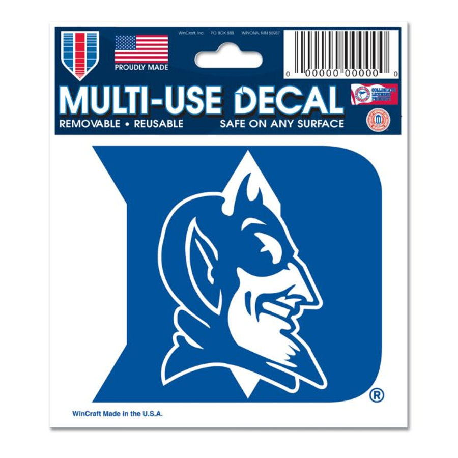 Duke University Blue Devils - 3x4 Ultra Decal at Sticker Shoppe