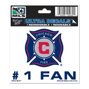 Chicago Fire - 3x4 Ultra Decal at Sticker Shoppe