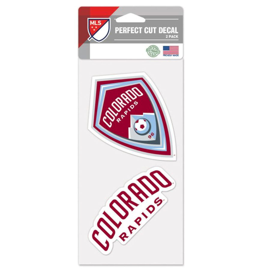 Colorado Rapids - Set of Two 4x4 Die Cut Decals at Sticker Shoppe