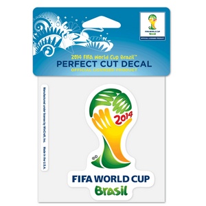 Fifa World Cup 2014 Brazil - 4x4 Die Cut Decal at Sticker Shoppe