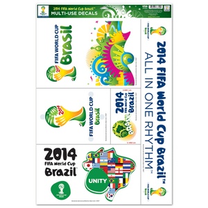 Fifa World Cup 2014 - Set of 5 Ultra Decals at Sticker Shoppe