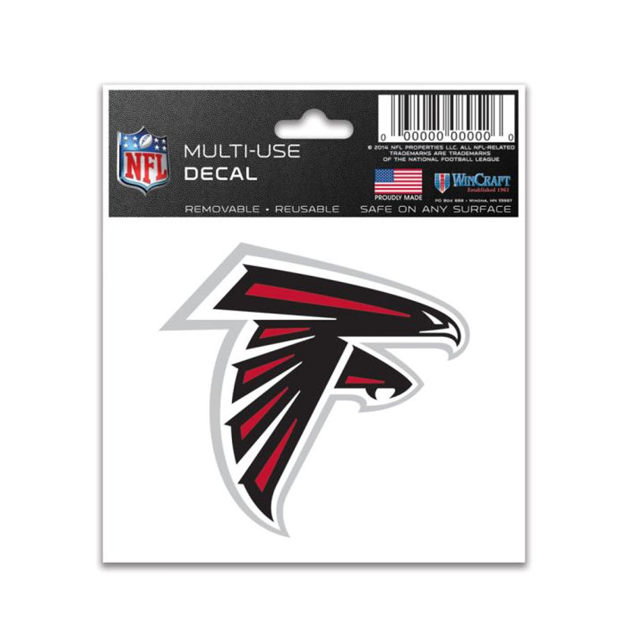 Atlanta Falcons - 3x4 Ultra Decal at Sticker Shoppe