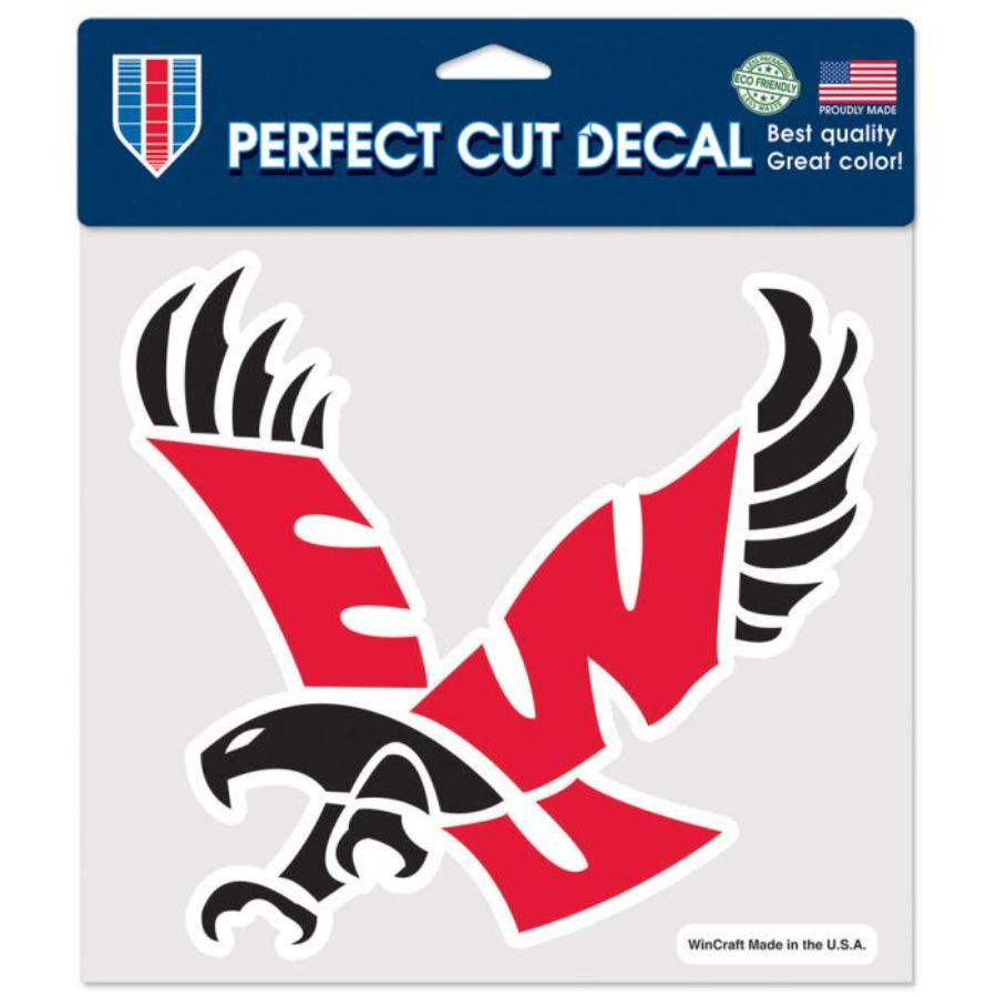 Eastern Washington University Eagles - 8x8 Full Color Die Cut Decal at ...