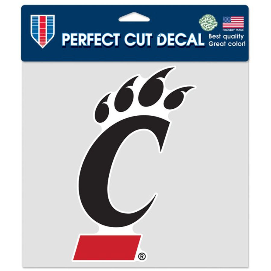 University Of Cincinnati Bearcats - 8x8 Full Color Die Cut Decal at ...