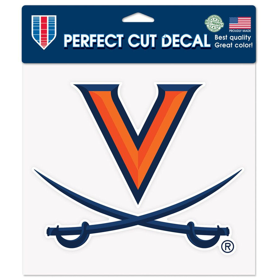 University Of Virginia Cavaliers - 8x8 Full Color Die Cut Decal at ...