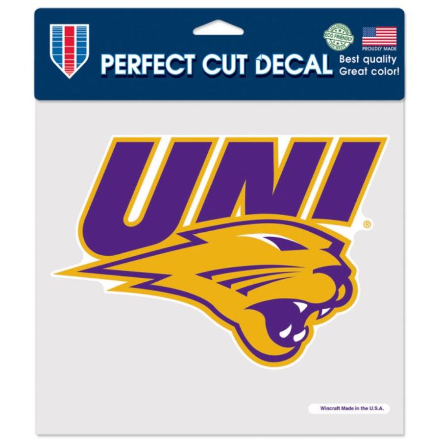Northern Iowa University Panthers - 8x8 Full Color Die Cut Decal at ...